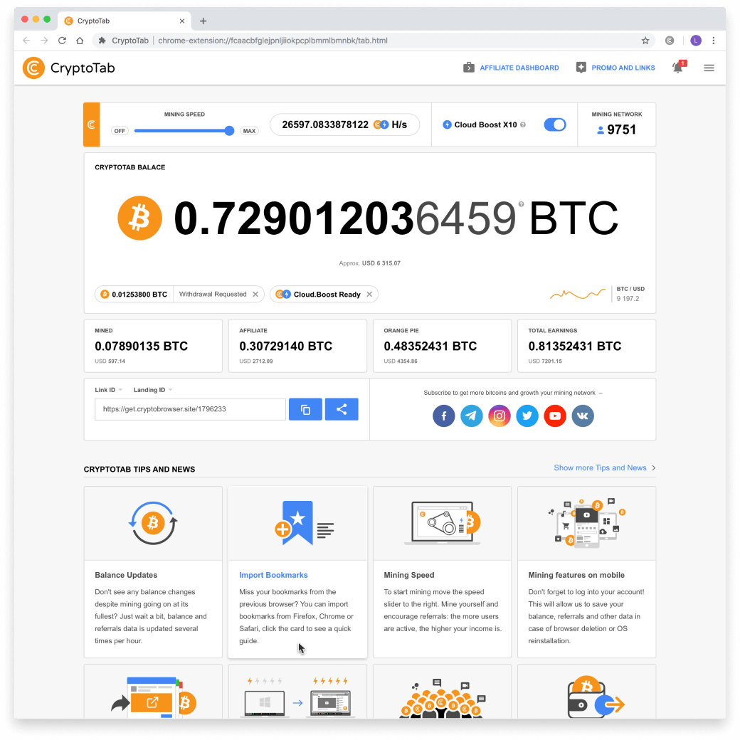 CryptoTab Browser - Easy way for Bitcoin Mining | CryptoTab Browser
